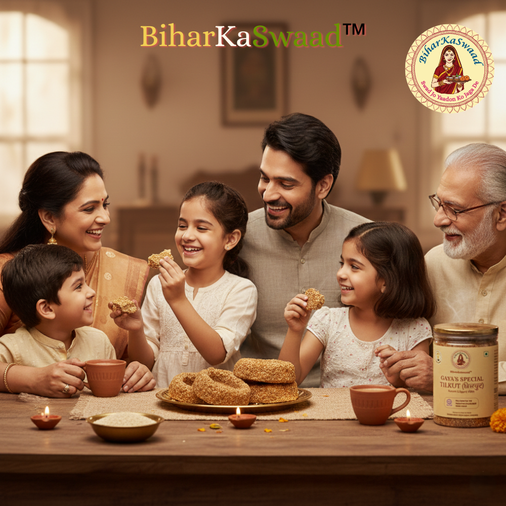 Gaya Special Tilkut (Jaggery) - 1 Kg Family Pack | BiharKaSwaad
